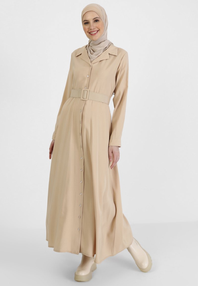 Modanisa REFKA - Shirt dress - beige - Zalando