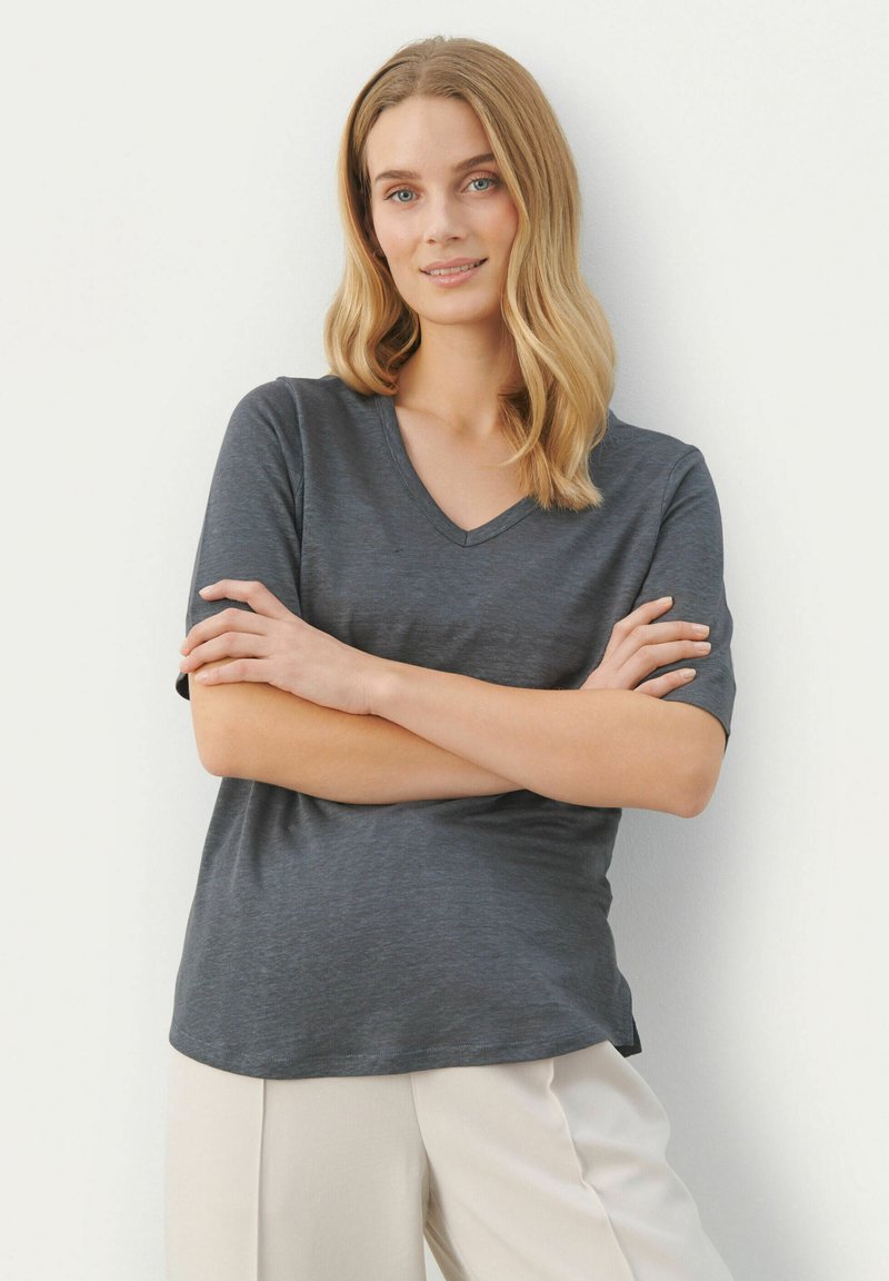 Part Two CURLIESPW - T-shirt basic - turbulence/grijs - Zalando.be