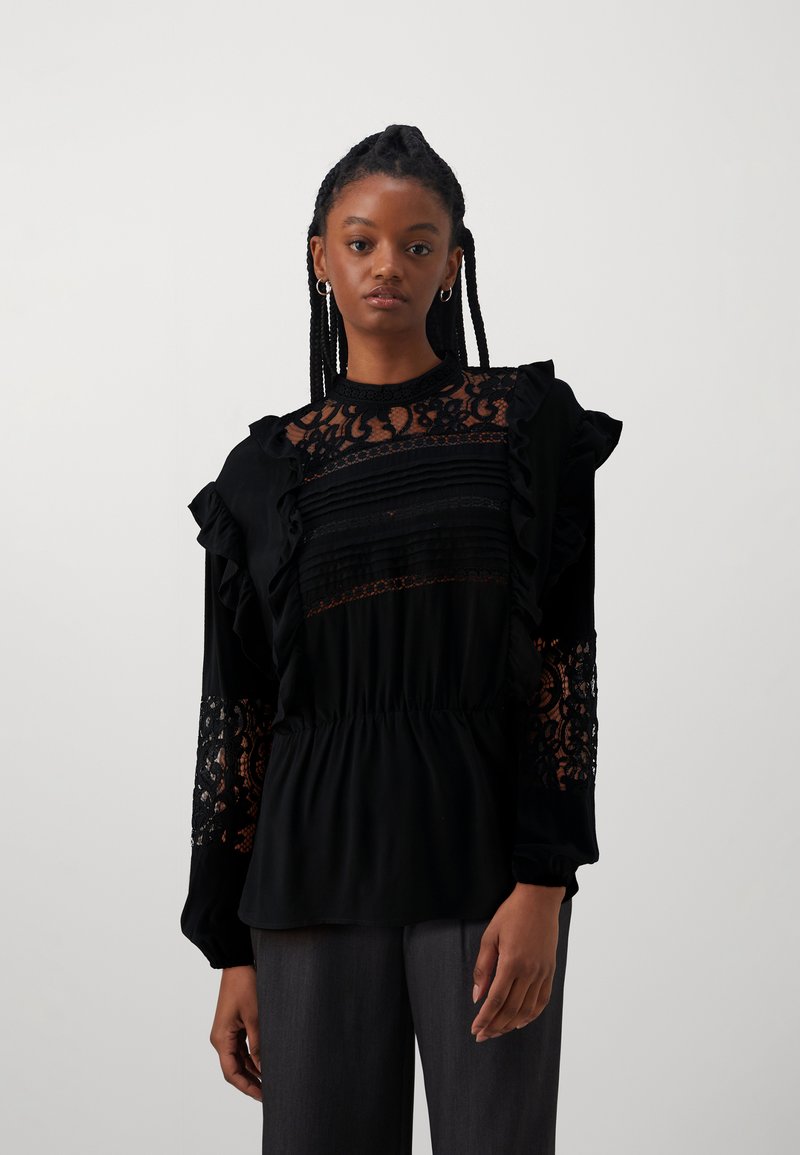 Object OBJARIENNE NEW - Blouse - black - Zalando.ie