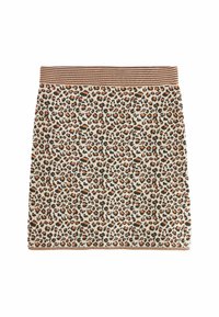 Next CO-ORD LEOPARD ANIMAL - REGULAR FIT - A-snit nederdel - brown/brun ...