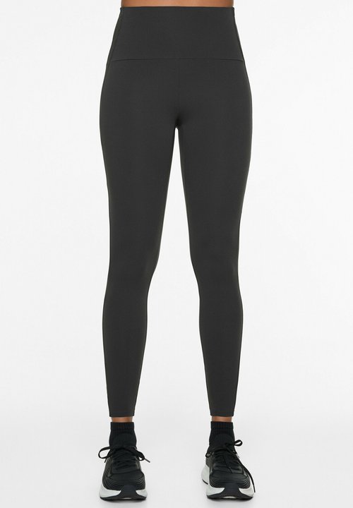 OYSHO PERFECT ADAPT SUPER-HIGH-RISE ANKLE-LENGTH 65CM - Trikoot - black/musta - Zalando.fi