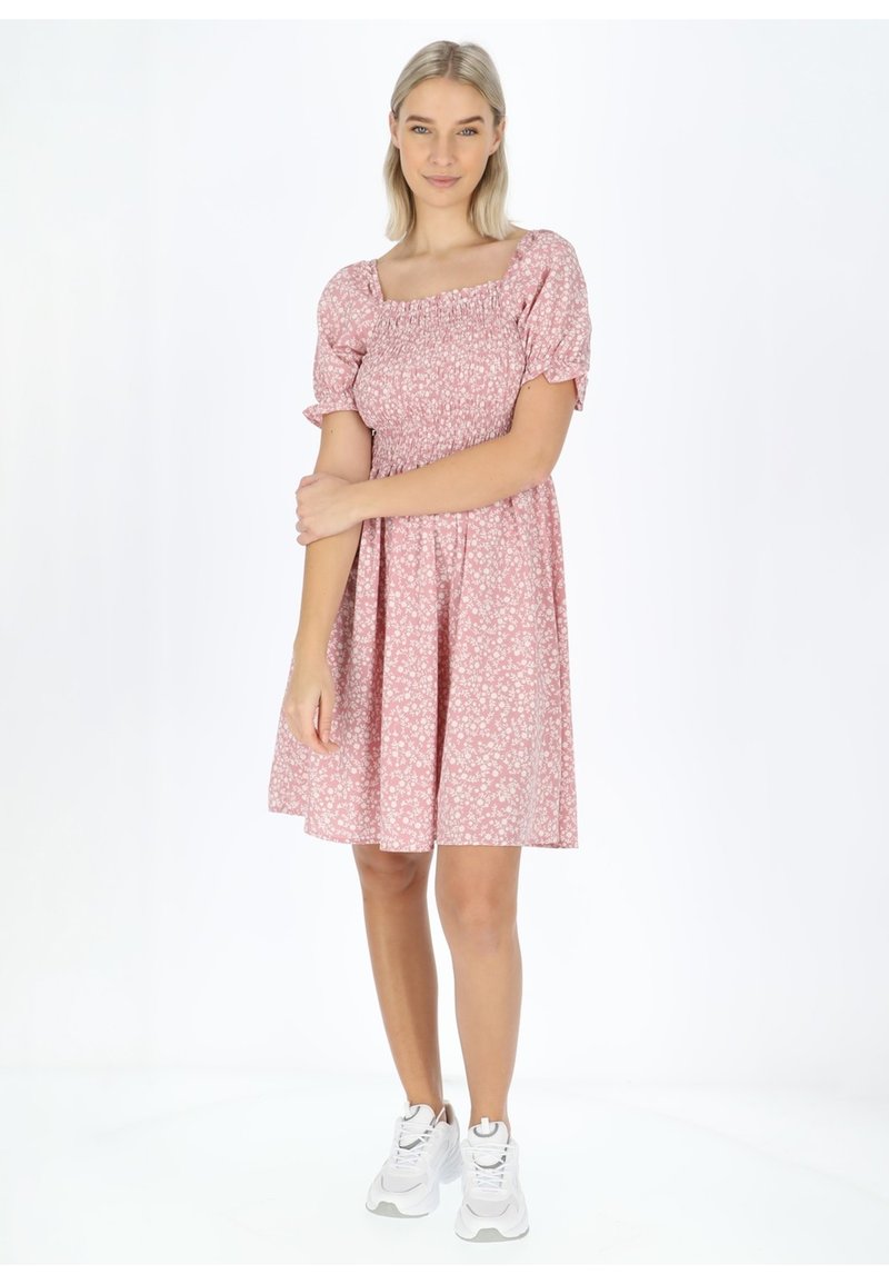 Seaside MIAMI SMOCK - Hverdagskjoler - dusty rose flower/pink - Zalando.dk