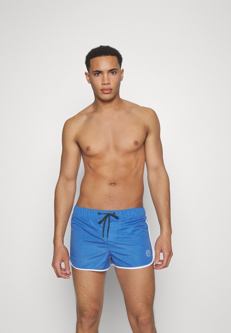 Jack & Jones JPSTCUBA JJSWIM MONOGRAM - Swimming shorts - super sonic ...