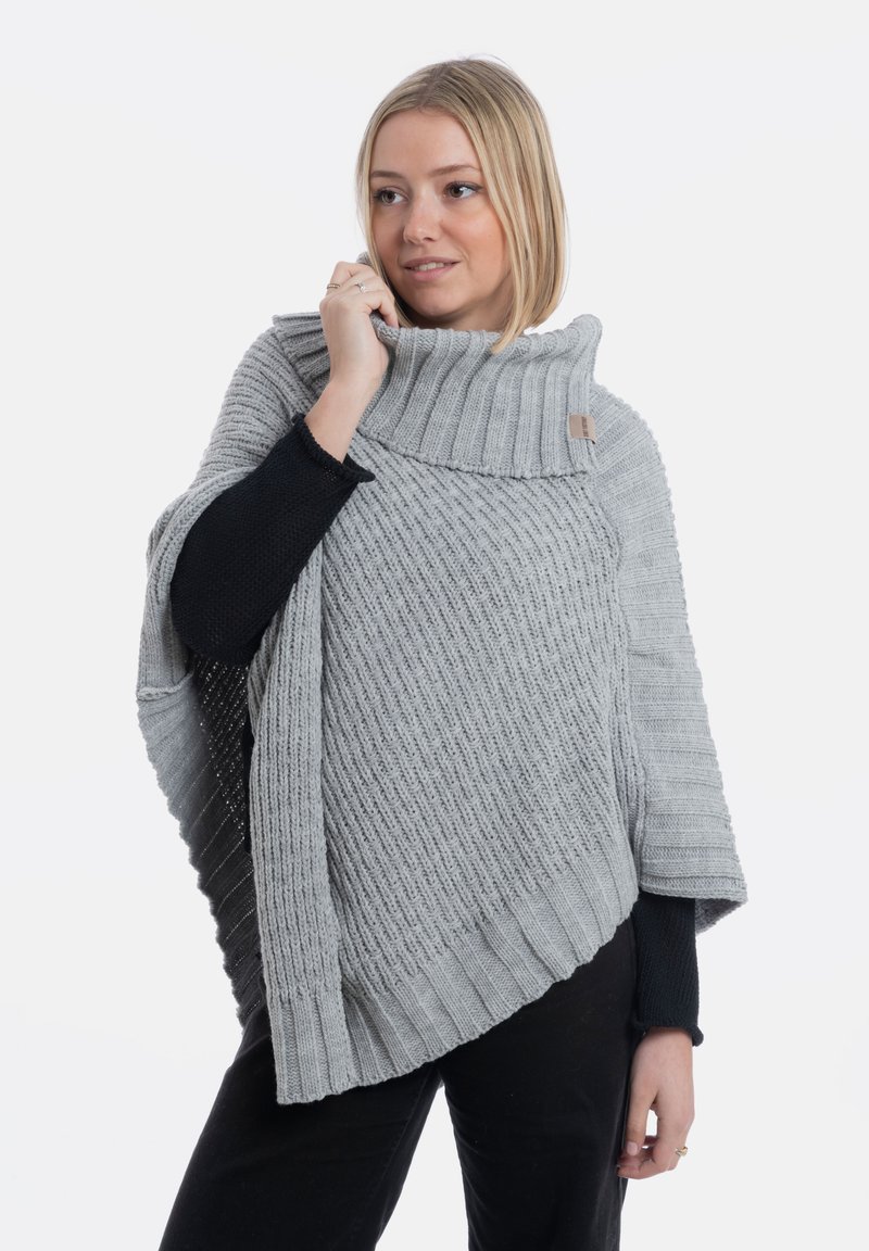 Knit Factory NICKY - Mantella - light grey/grigio chiaro - Zalando.it