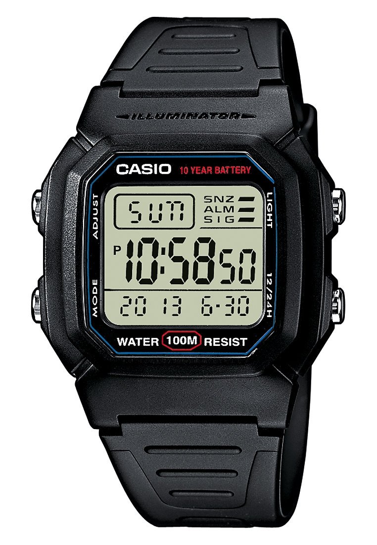 Casio Digital watch - schwarz/black - Zalando.co.uk