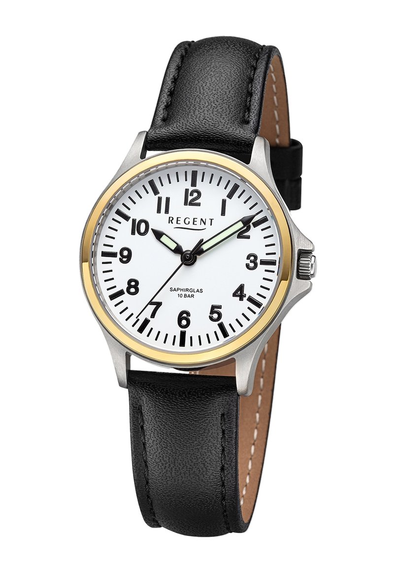 Regent ANALOG - MIT ARMBAND - Watch - schwarz/silver-coloured - Zalando