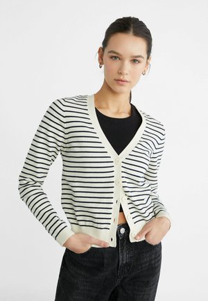 InWear RAFEEIW SMALL - Cardigan - french oak black/beige - Zalando.it