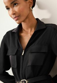Next LONG SLEEVE UTILITY - Jumpsuit - black/schwarz - Zalando.de