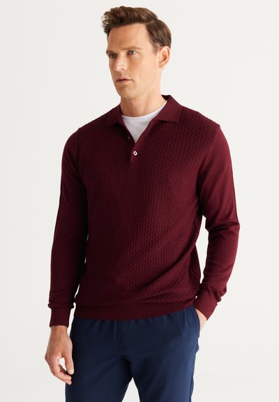 Intimissimi PIPING - Pyjama - rot i dark cherry red/rood - Zalando.be