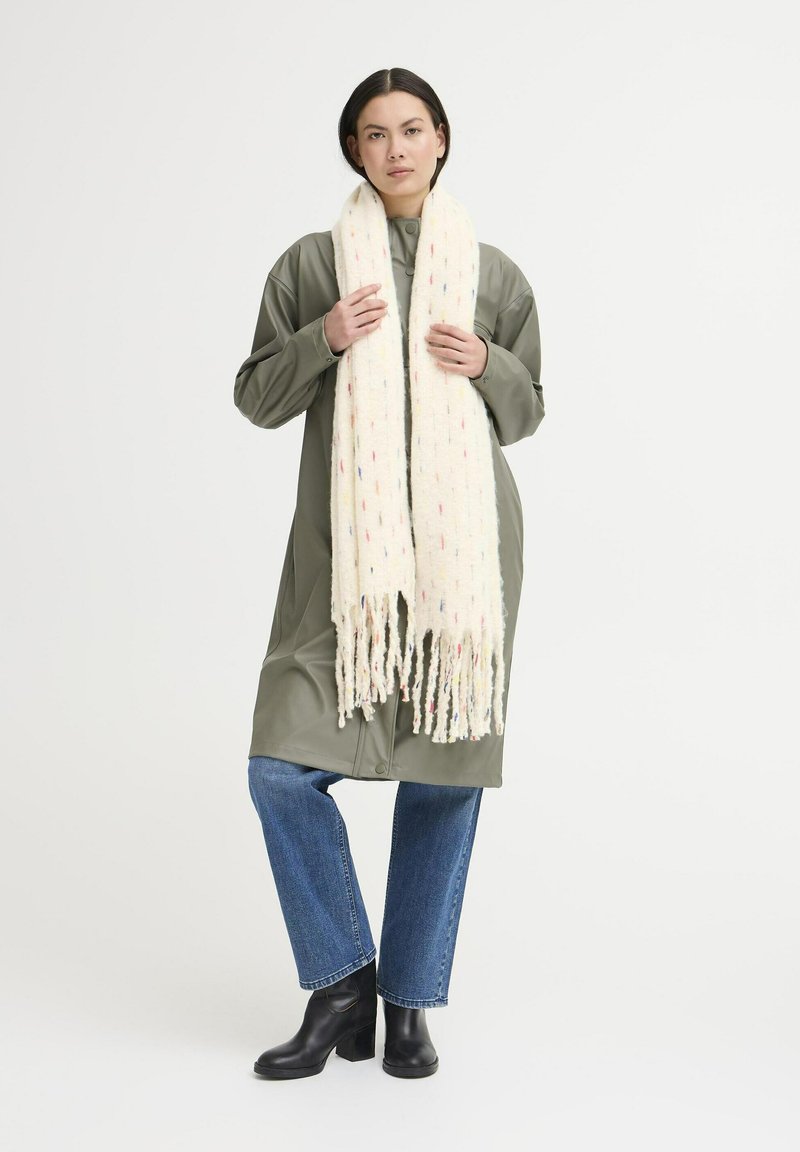 ICHI Schal - almond milk/offwhite - Zalando