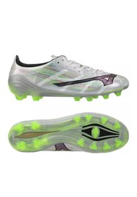 Mizuno ALPHA 2 JAPAN FG - Football boots artificial grass - white ...