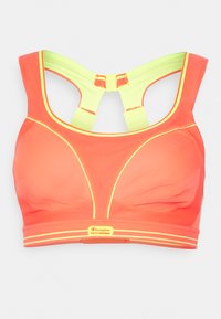 Shock Absorber ULTIMATE RUN BRA - High support sports bra - orange ...
