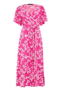 Threadbare BELTED - Robe de jour - pink white/rose - ZALANDO.FR