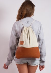 Manufaktur13 Sporttasche - brown leather/braun - Zalando.de