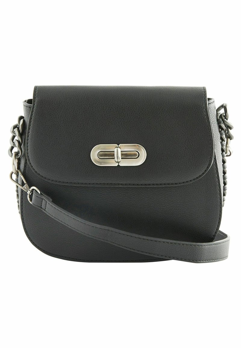 Next CHAIN SADDLE - Umhängetasche - black/schwarz - Zalando.at
