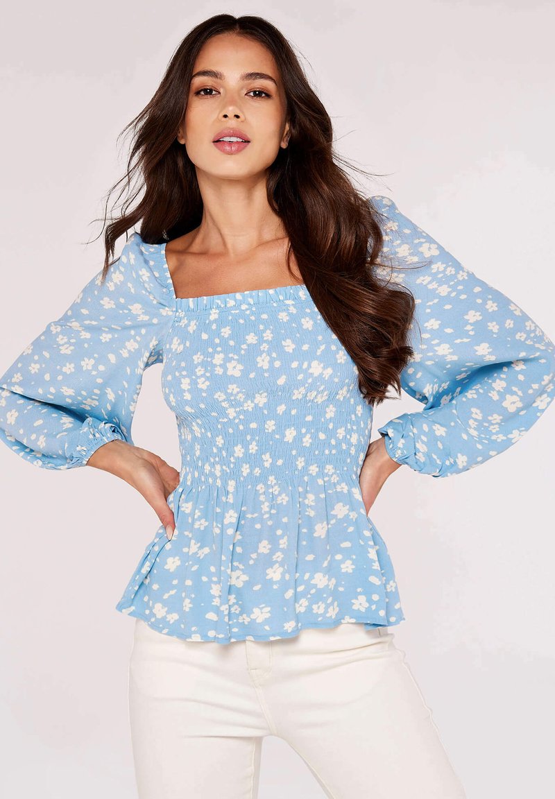 Apricot DITSY DOT SMOCKED - Blouse - blue/blauw - Zalando.be
