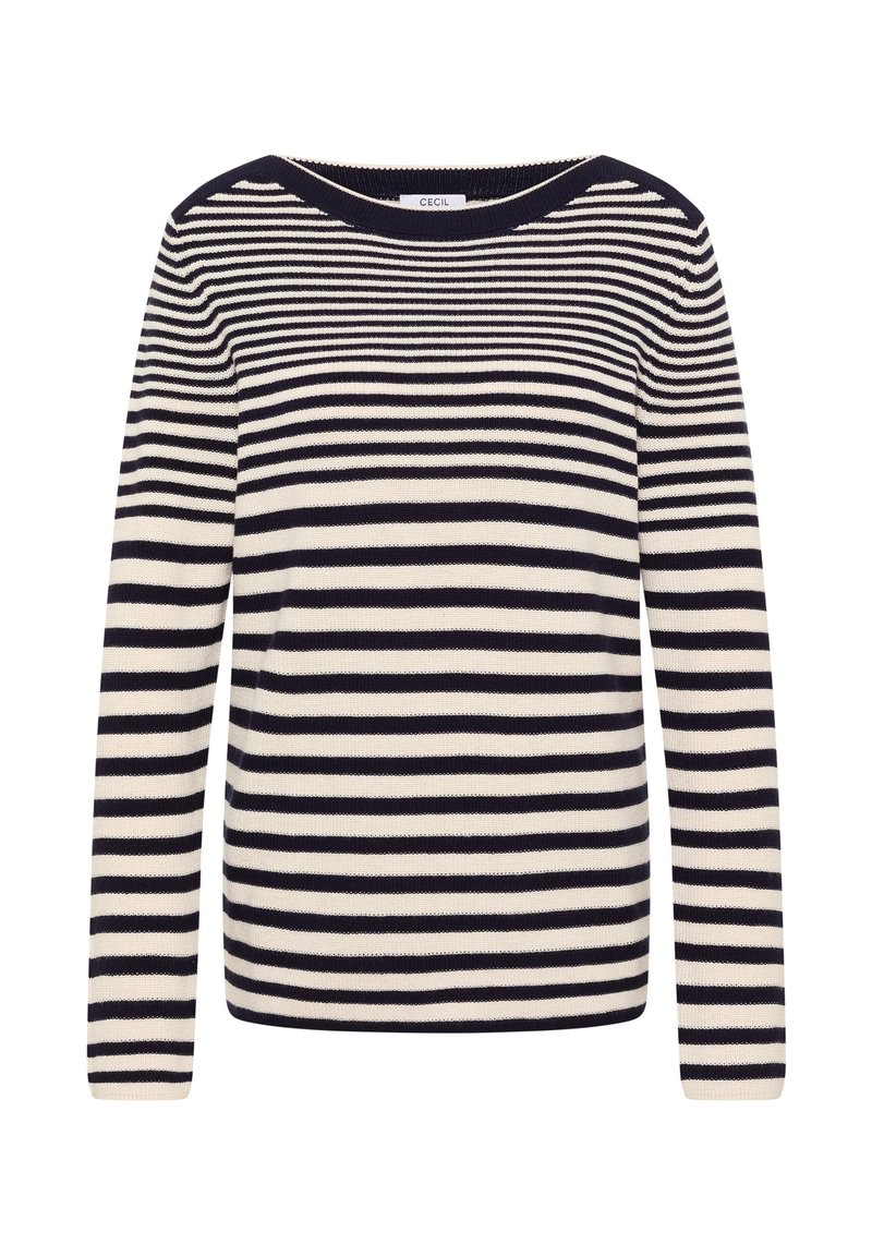 Cecil GESTREIFTER - Trui - blau/donkerblauw - Zalando.nl