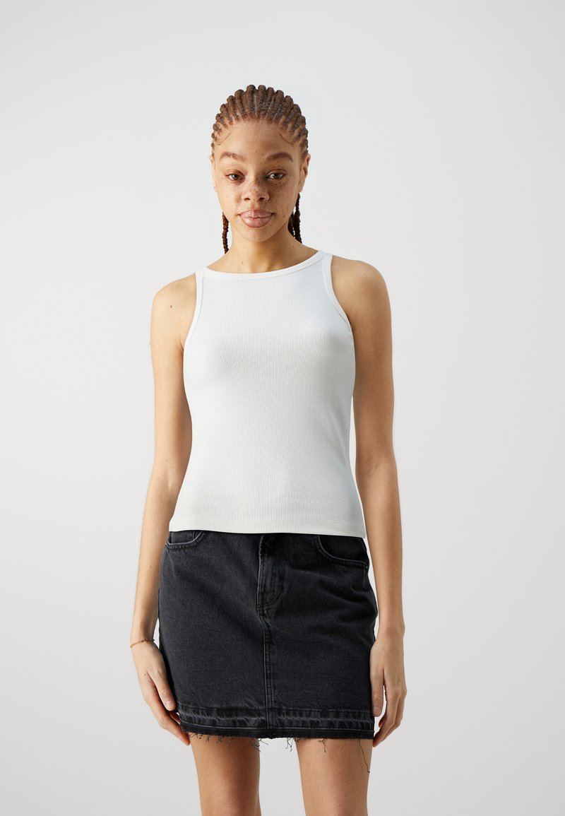 Vero Moda VMCHLOE SHORT TANK - Top - snow white/weiß - Zalando.at
