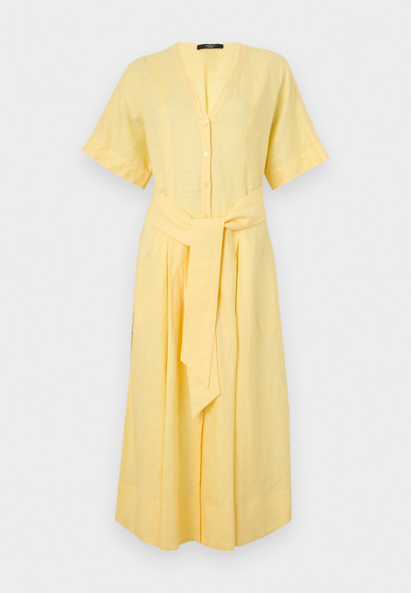 Weekend Max Mara ASSENZI - Robe chemise - giallo/noir - ZALANDO.FR
