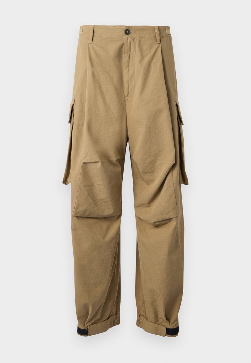 DSQUARED2 ICON ICON DOUBLE POCKETS PANT - Cargo trousers - kaki/beige ...