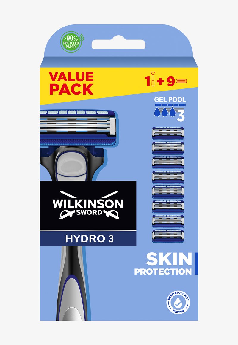 Wilkinson Sword HYDRO 3 VALUEPACK 9 BLADES + HANDLE - Scheerproduct - n ...