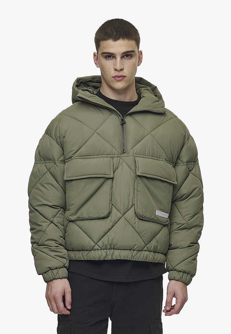 Pegador ELDRED JUMP IN PUFFER - Winter jacket - mud olive/olive ...