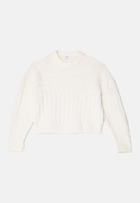 Filippa K BOXY BRAIDED - Pullover - chalk white/écru - ZALANDO.FR