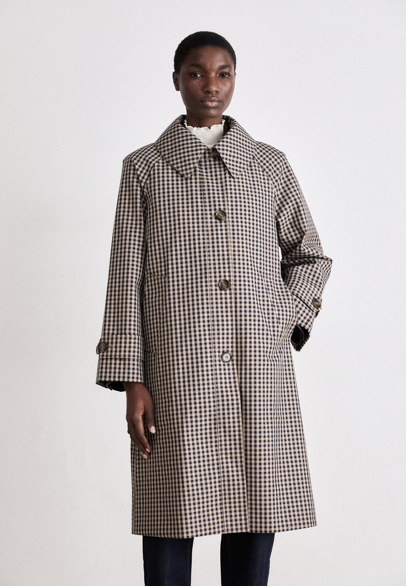 Barbour NADINE SHOWERPROOF CAR COAT - Classic coat - navy/light sand ...