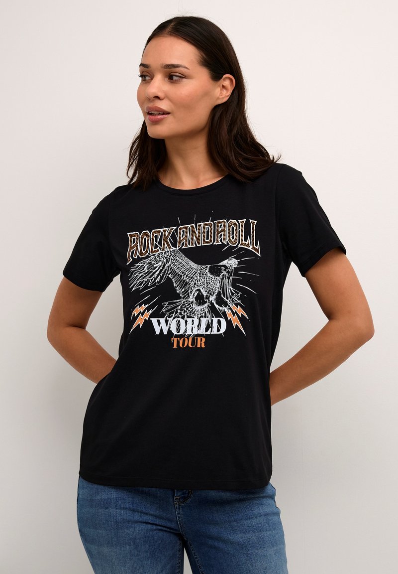 Culture CUGITH ROCK - Trükipildiga T-särk - black/must - Zalando.ee