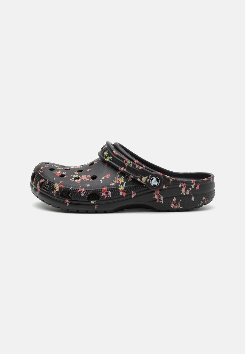 Crocs CLASSIC DITSY FLORAL UNISEX - Badesandaler - black/sort - Zalando.dk