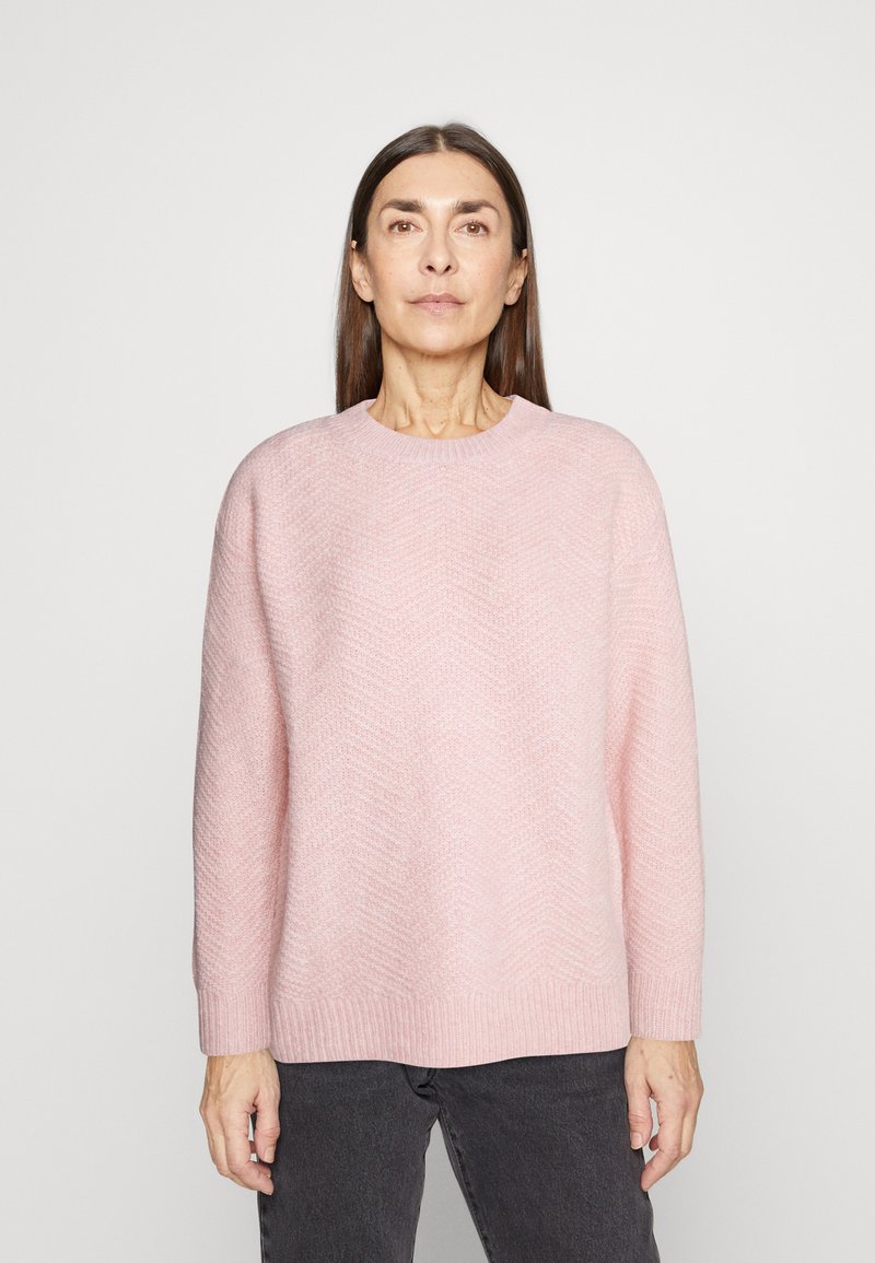 Marks & Spencer TUCK STITCH - Strickpullover - pink shell/pink - Zalando.at