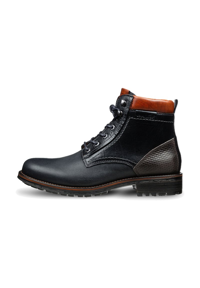 Van Lier FRITZ - Lace-up ankle boots - dark blue - Zalando