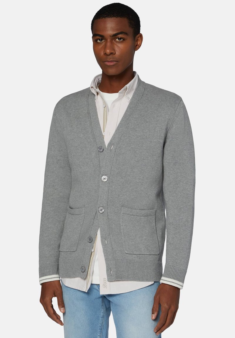 Boggi Milano Strickjacke - grey/grau - Zalando