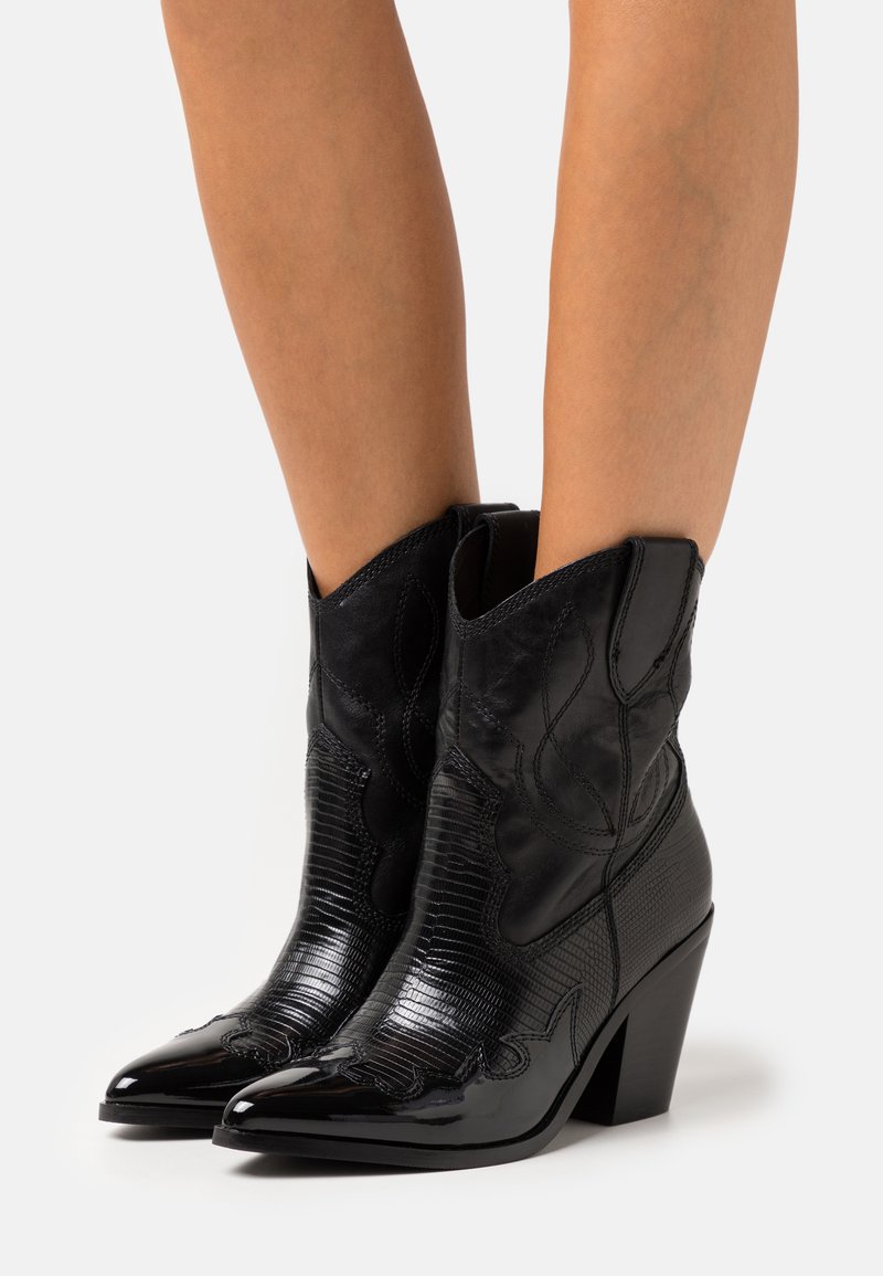 ALDO NURODEO FLEX - Botine cowboy/biker - black/negru - Zalando.ro