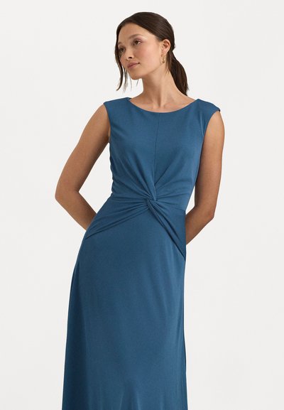 Lauren Ralph Lauren JILLEAH SHORT SLEEVE DAY DRESS - Vapaa-ajan mekko - indigo sail/sininen ...