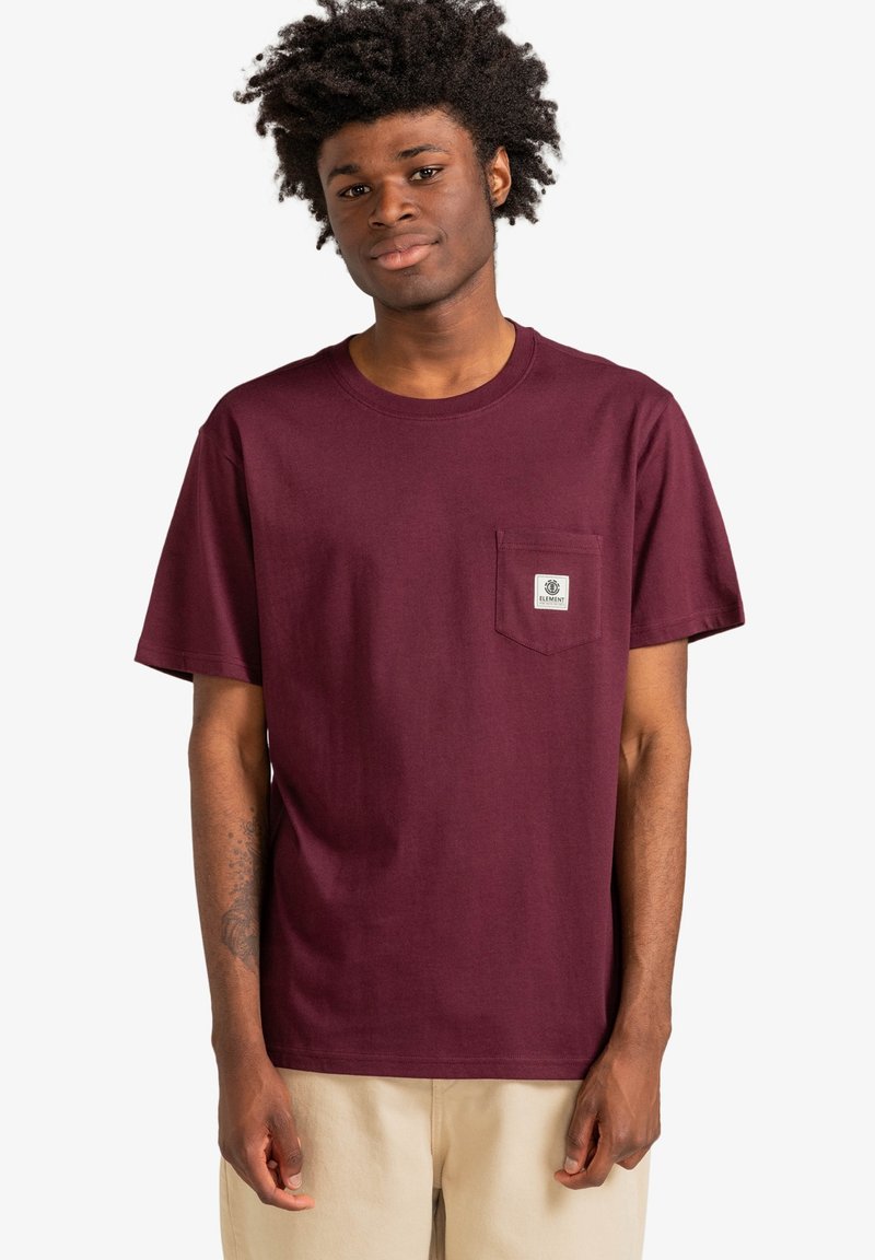 Element POCKET - T-Shirt print - winetasting/offwhite - Zalando.at