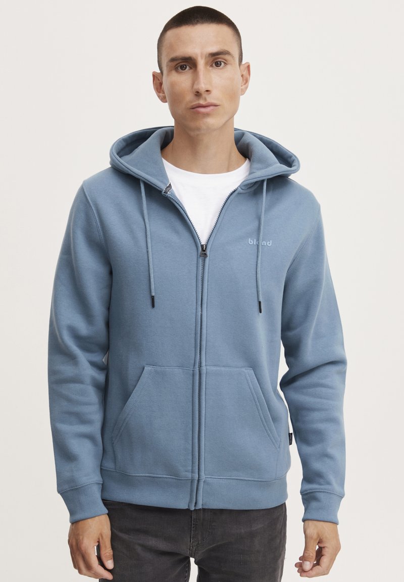 Blend BHDOWNTON ZIPTHROUGH - Felpa con zip - bluestone/blu - Zalando.it
