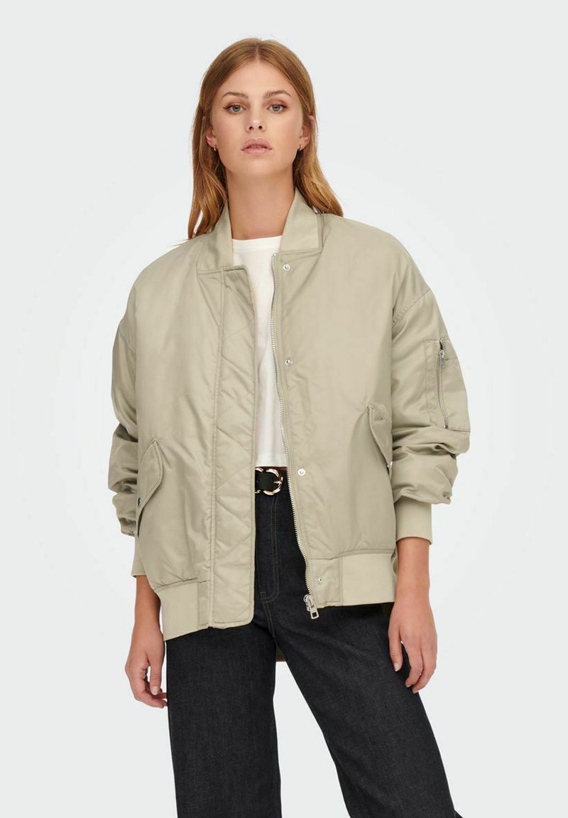 ONLY Bomber Jacket - crockery/beige - Zalando
