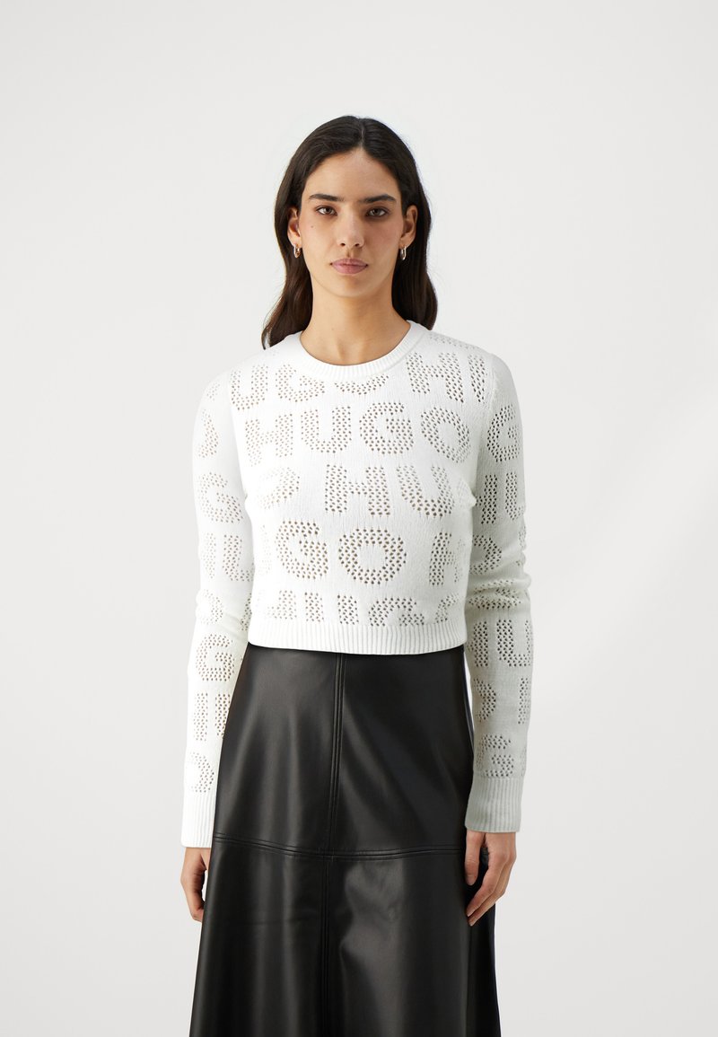 HUGO SARAHRED - Jumper - natural/off-white - Zalando.ie