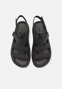 Crocs BROOKLYN LUXE GLADIATOR - Platform sandals - black - Zalando.co.uk