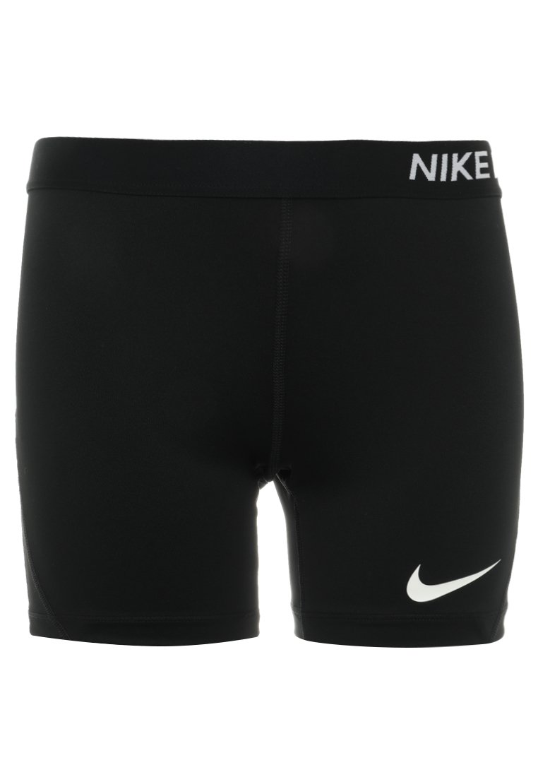 Nike Performance SHORT - Leggings - black/white/black - Zalando.co.uk