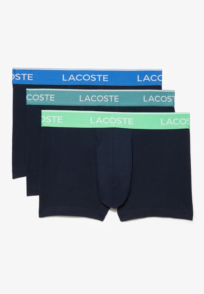 Lacoste 3 PACK - Panties - navy blue/peppermint/hydro/dunkelblau ...