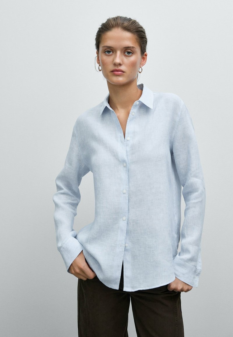 Massimo Dutti - Koszula/niebieski - Zalando.pl