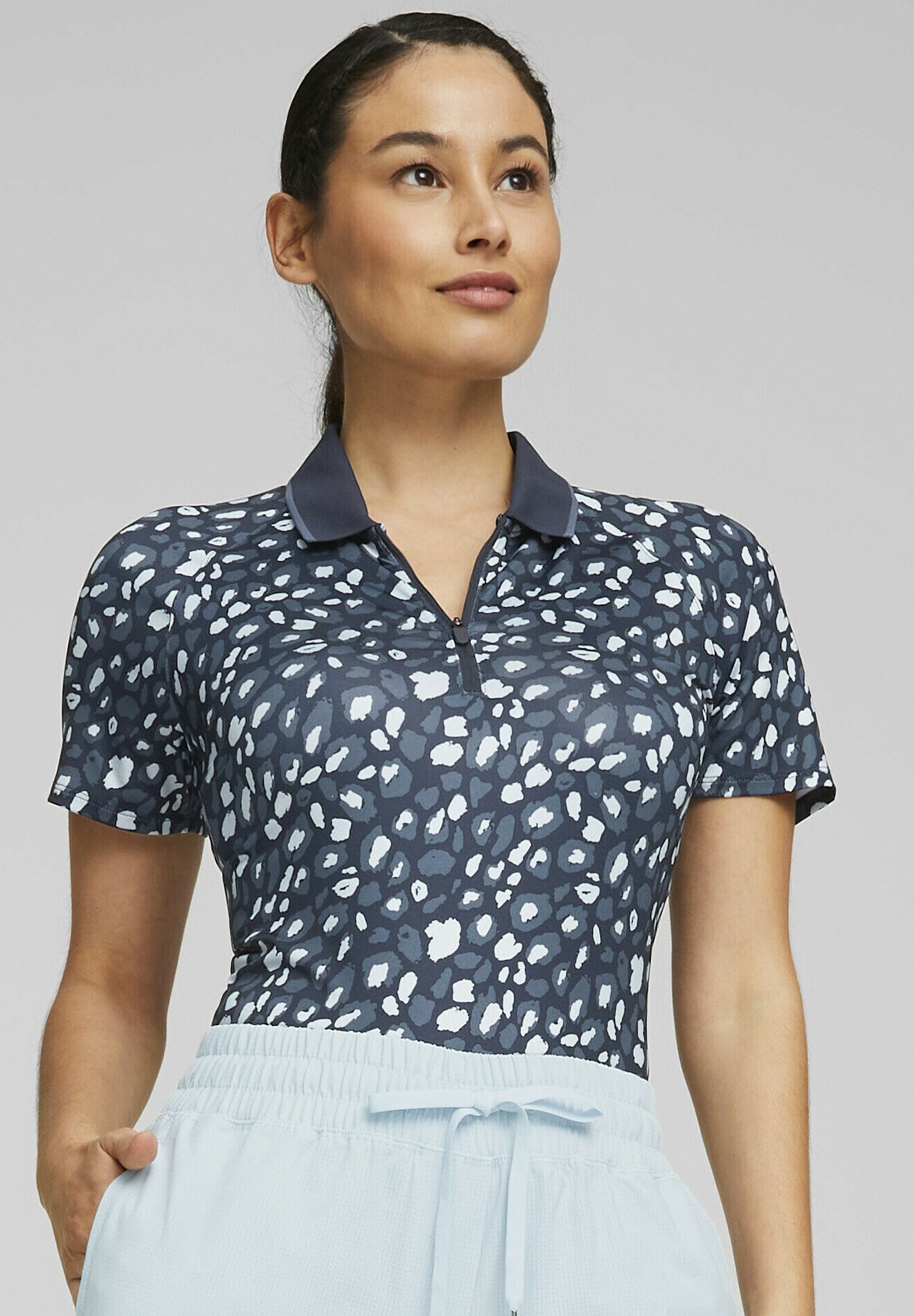 Puma MATTR PATHFINDER - Poloshirt - navy blazer evening sky/blau ...