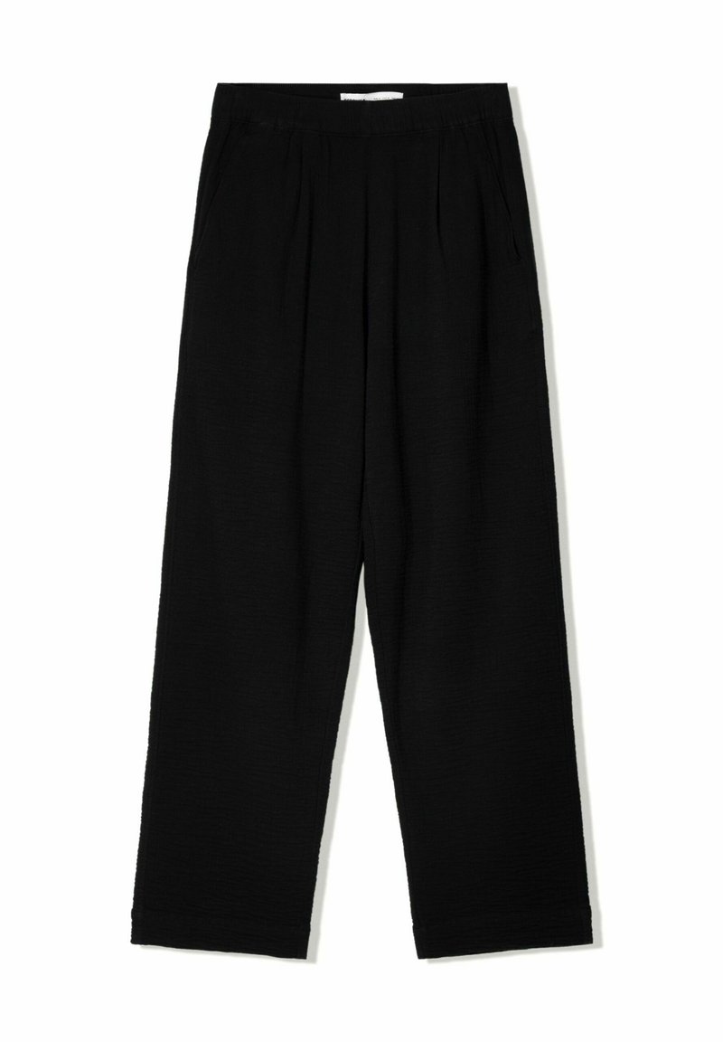 Bershka Pantalon classique - black/noir - ZALANDO