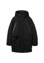 TOM TAILOR TOM TAILOR JACKEN PRO TECH JACKE MIT STEHKRAGEN UND KAPUZE - Winter jacket - black ...