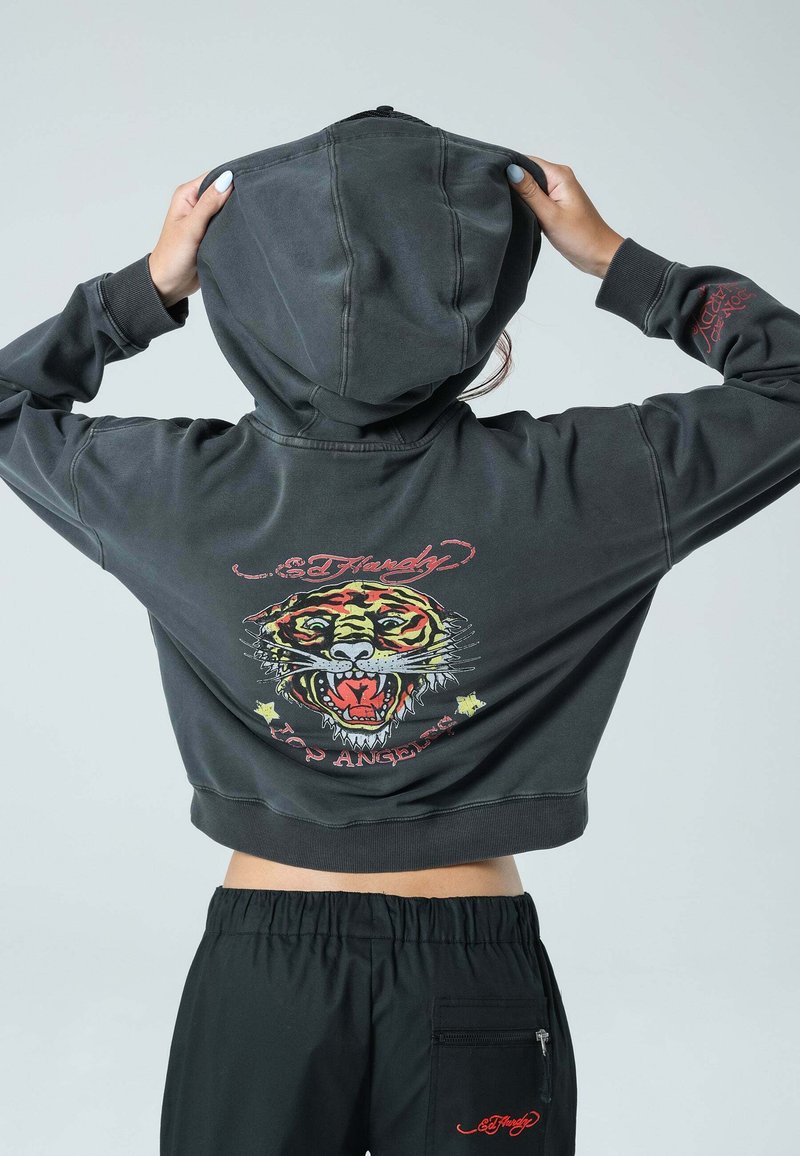 Ed Hardy Hættetrøje - washed black/sort - Zalando.dk