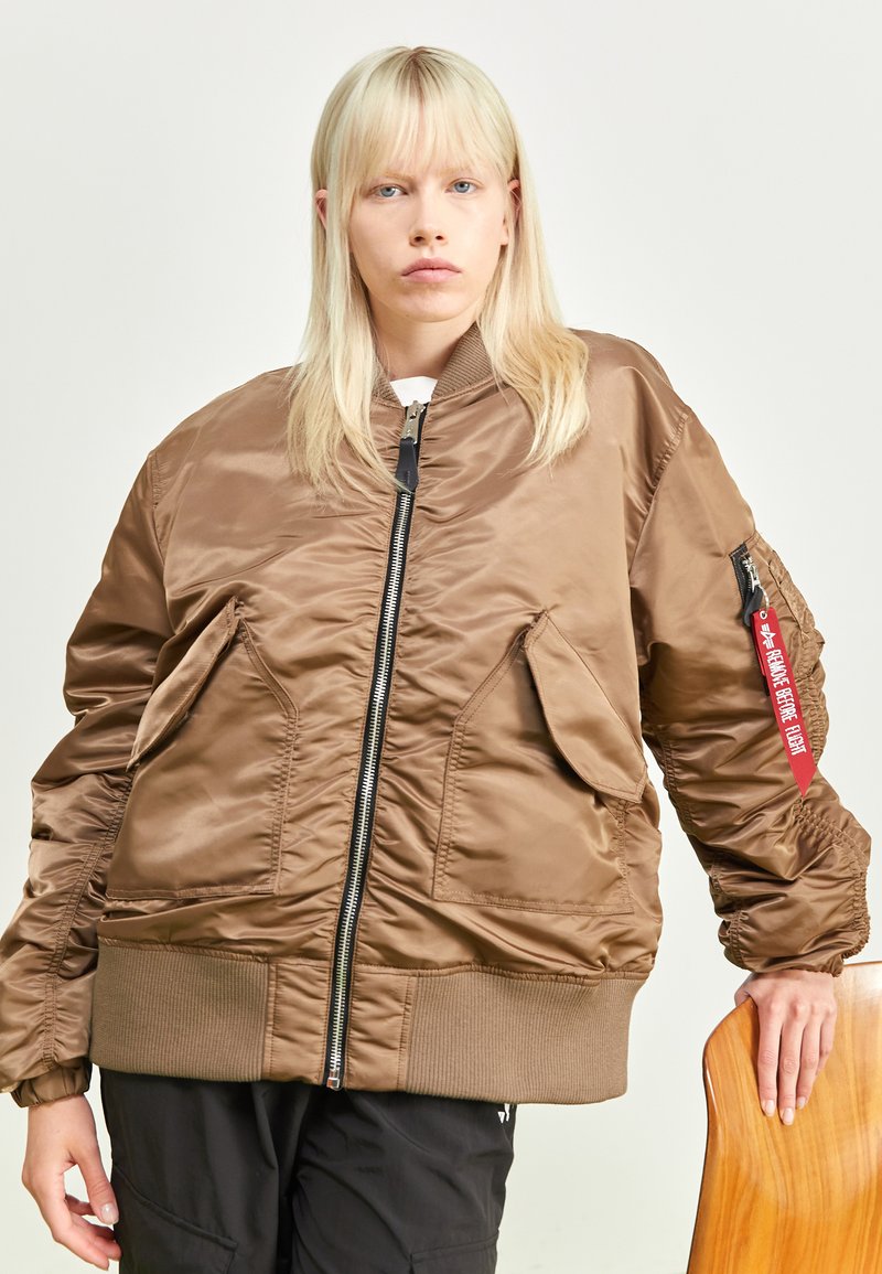 Alpha Industries Giubbotto Bomber - taupe/beige - Zalando.it