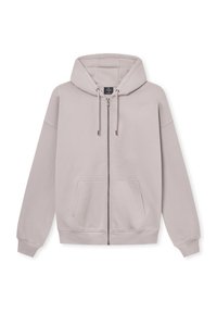 Johnny Urban CALEB - Sweat zippé - warm grey/gris clair - ZALANDO.FR