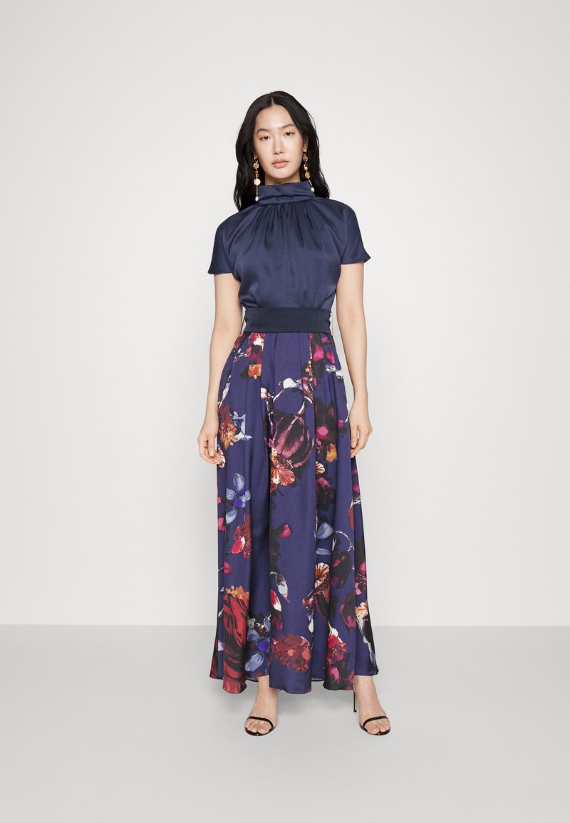 Teatum Jones THE YANA DRESS - Cocktailklänning - navy/navy floral ...